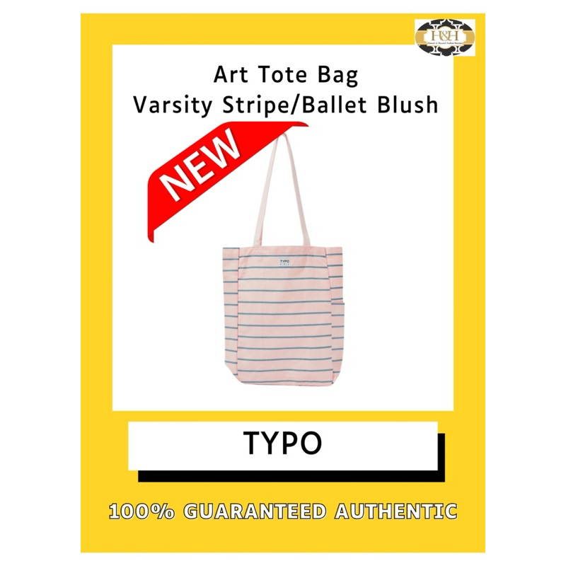 USA Authentic Cotton On Typo Art Tote Bag Collection | Shopee Philippines