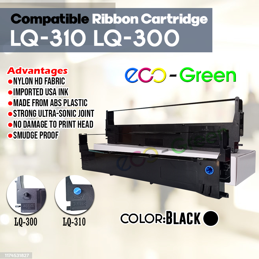 epson compatible Ribbon Cartridge For EP LQ310 LX310 LQ300 Printer 12 ...
