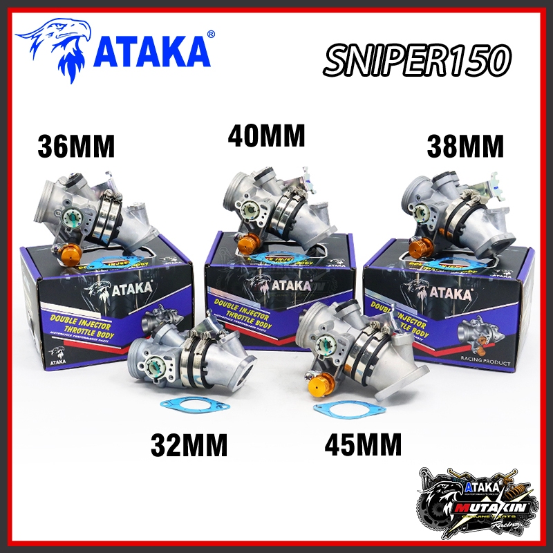 ATAKA Throttle Body Sniper150 32MM/34MM/36MM/38MM/40MM/42MM/45MM ...