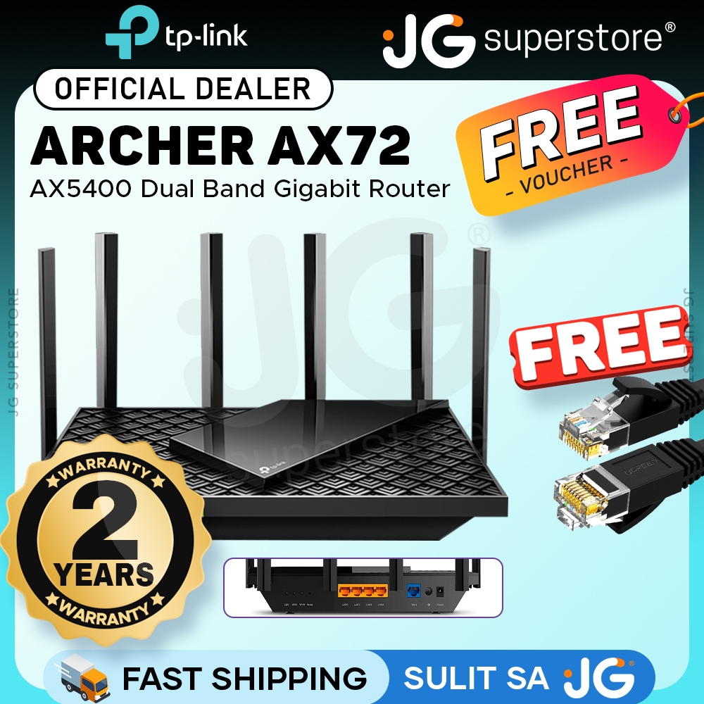 TP-Link Archer AX72 AX5400 Dual Band Gigabit MU-MIMO Wi-Fi 6 Router ...