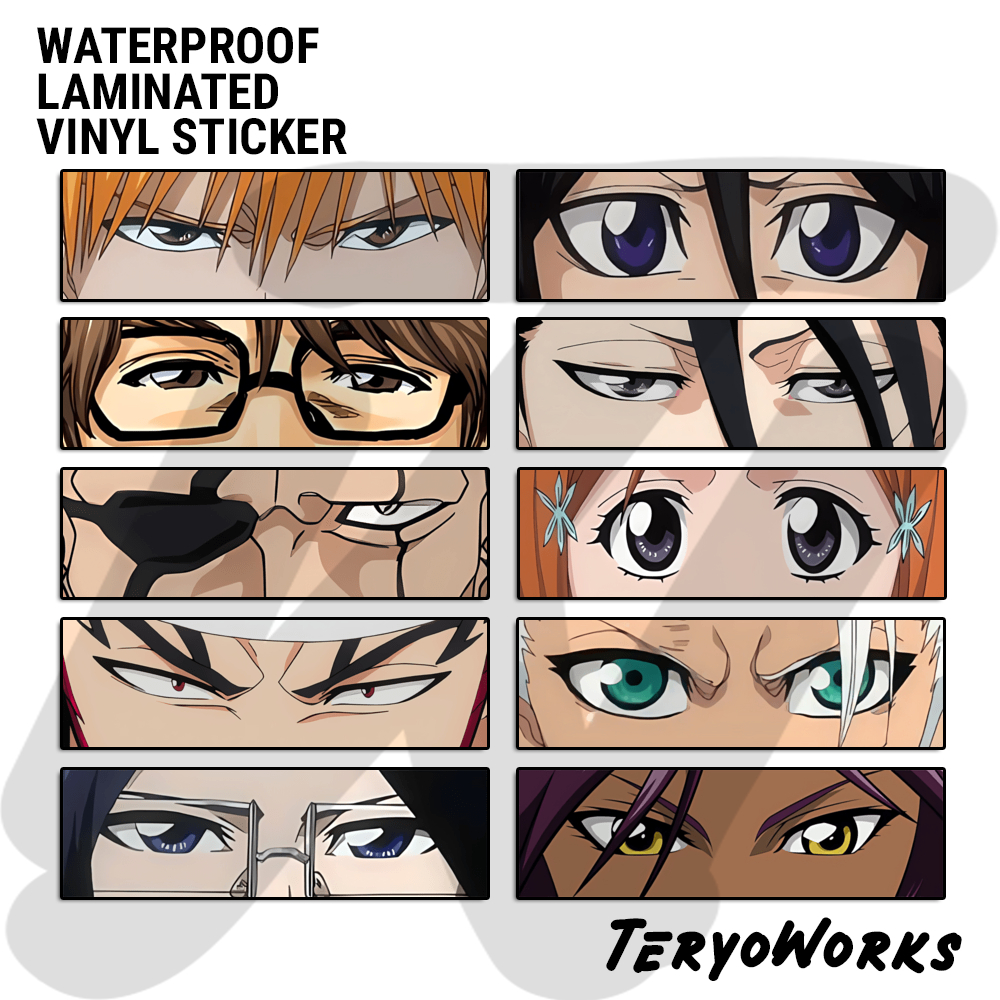 TeryoWorks: Bleach - Anime (Eye Slap Sticker) | Shopee Philippines