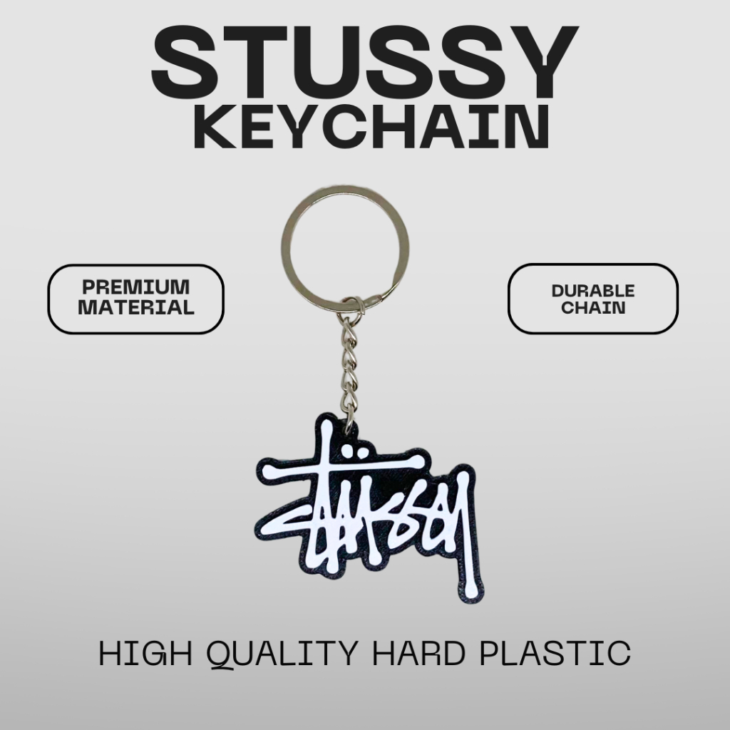Stussy High Quality 3D Printed Keychain | Shopee Philippines