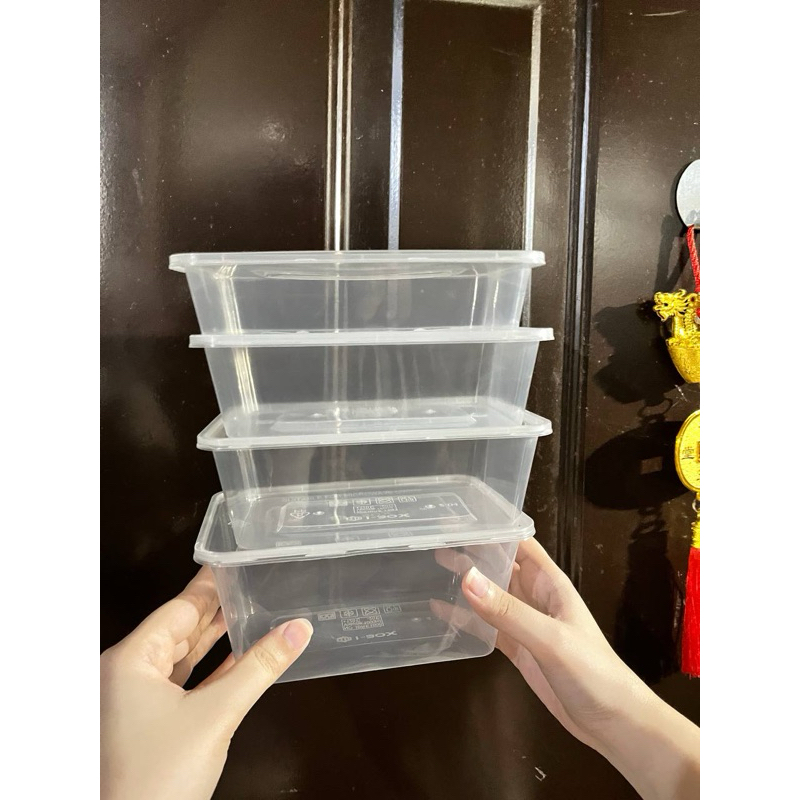 I BOX MICROWAVABLE RECTANGLE CONTAINER (50 pcs) | Shopee Philippines