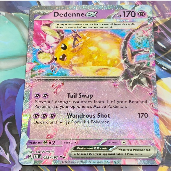 Pokemon TCG Dedenne ex Paldea Evolved Ultra Rare | Shopee Philippines