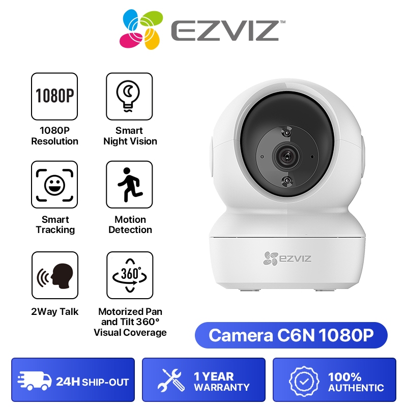 EZVIZ C6N 2MP Security WiFi CCTV Camera 2way Talk Motion Detection ...