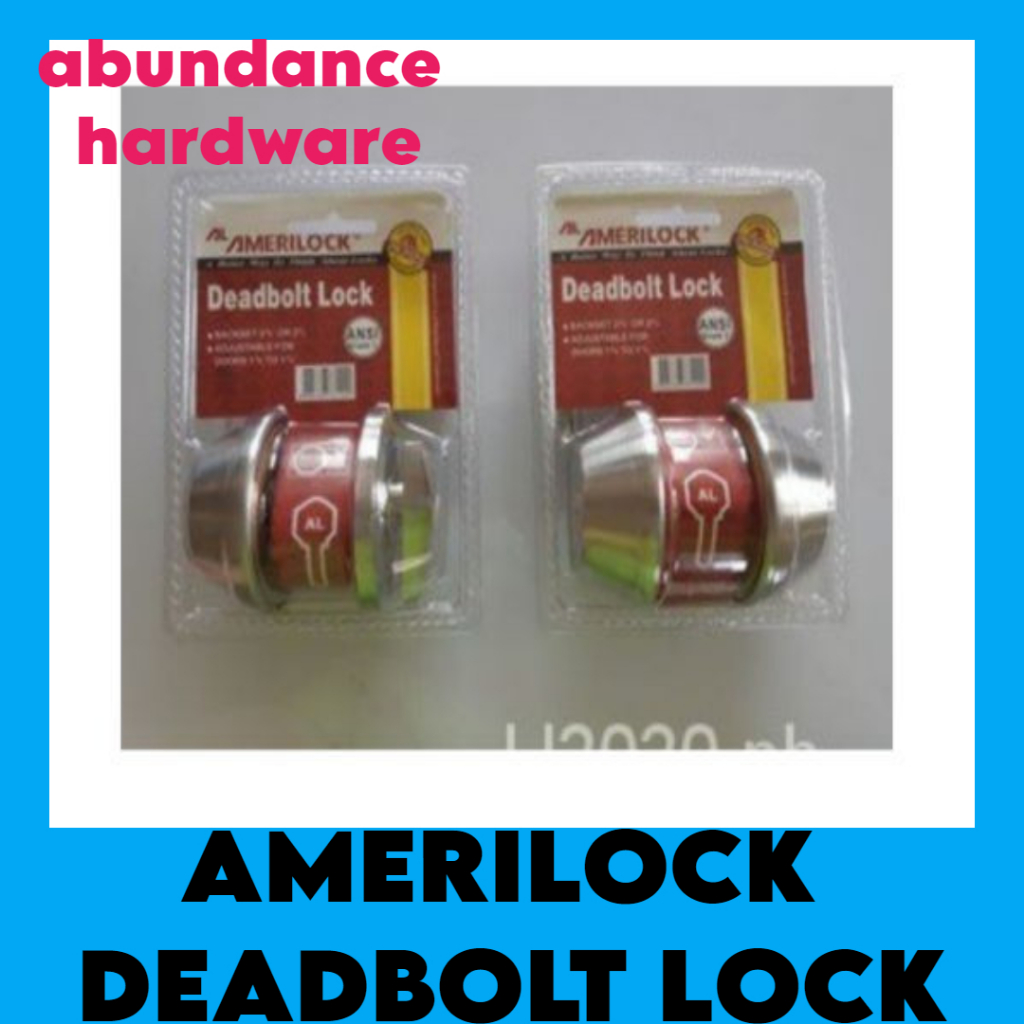Amerilock Deadbolt Lock (Single and Double) | Shopee Philippines