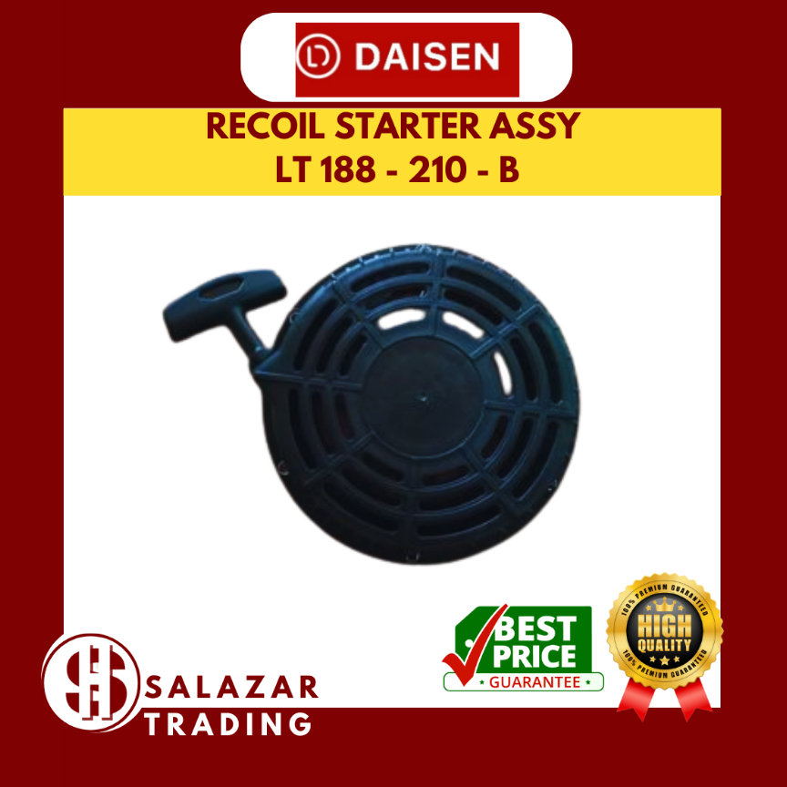 DAISEN PLASTIC RECOIL STARTER FOR KINGSTONE ,PROQUIP, AND YAMMA 16-18HP ...