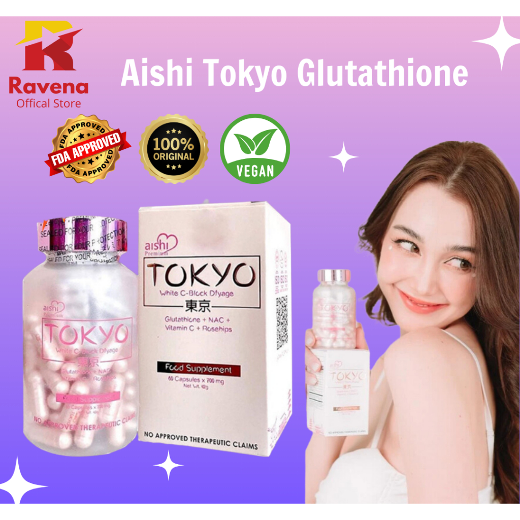 Tokyo Glutathione capsule with collagen White C-Block Dfyage Premium ...