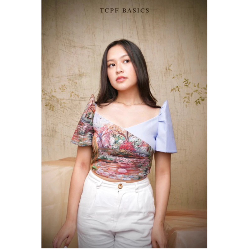 Modern Filipiniana Top ON HAND | Shopee Philippines