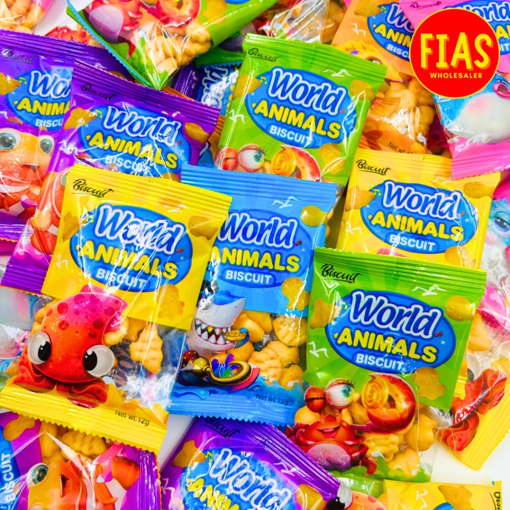 30 packs World Animal Biscuits | Shopee Philippines