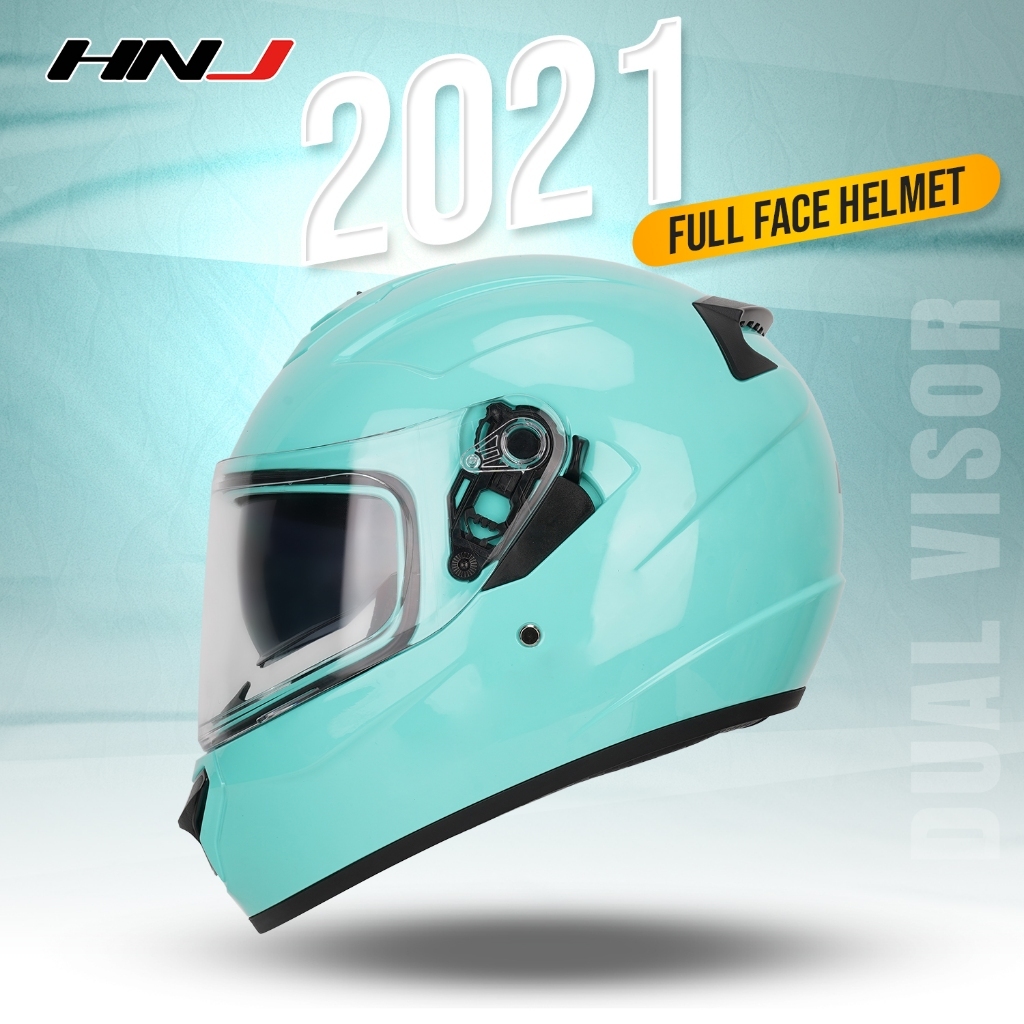 HNJ A4-002-F Helmet Full Face Dual Visor Helmets for Motorcycle for men ...