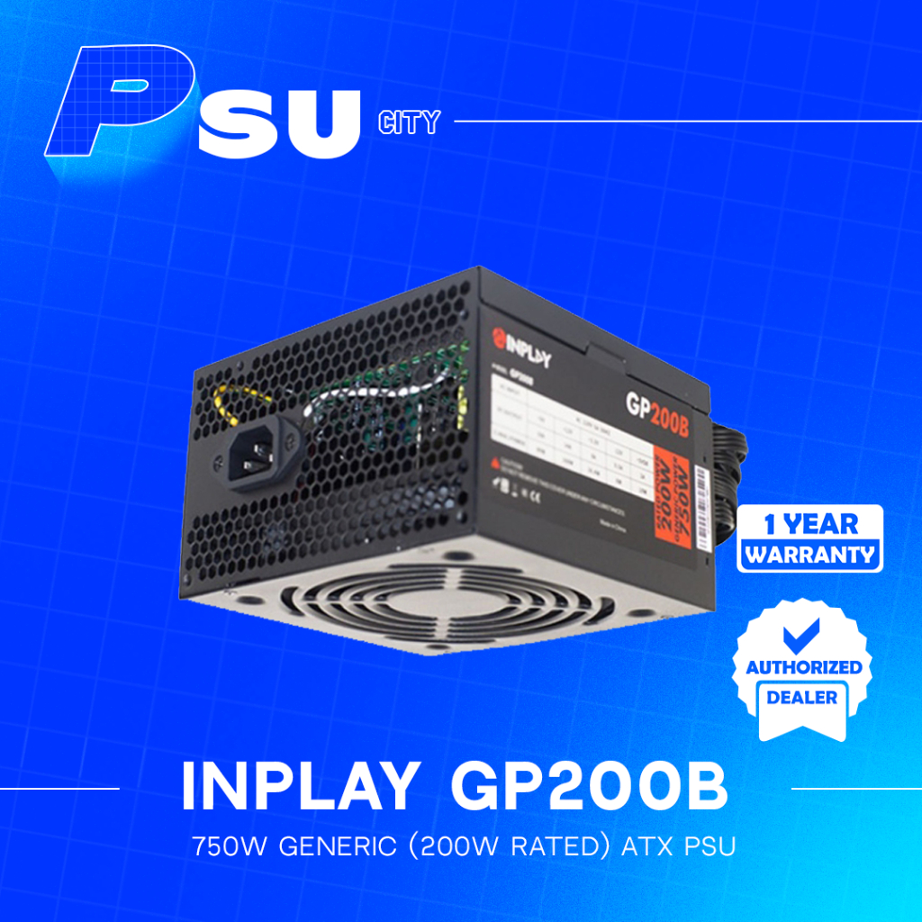 INPLAY GP200B 750W / 250W Rated ATX PSU (NO BOX) | Shopee Philippines