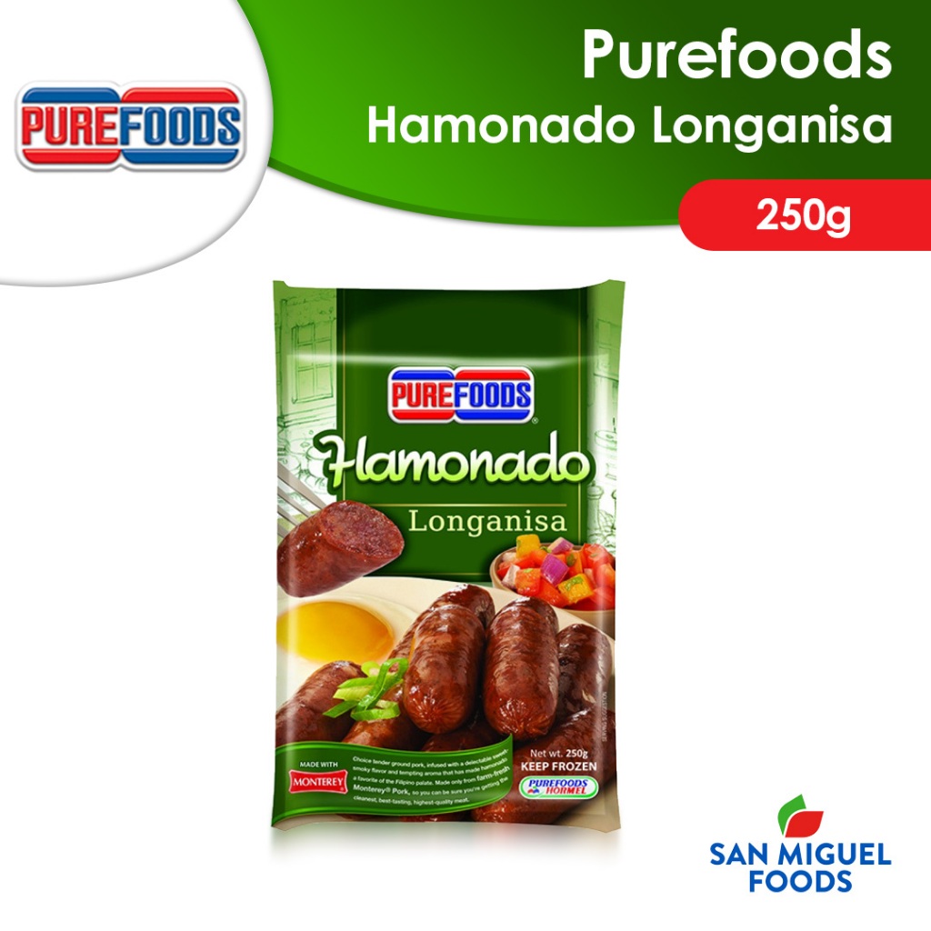 PUREFOODS Hamonado Longganisa 250g | Shopee Philippines