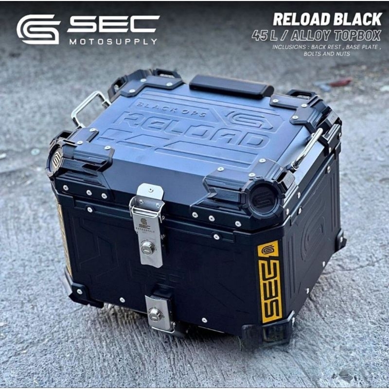 SEC ALLOY TOP BOX 45L 35L 25L | Shopee Philippines
