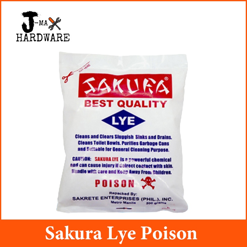 Sakura Lye Poison 200g White Cleaning Agents Powder Clear Sluggish ...