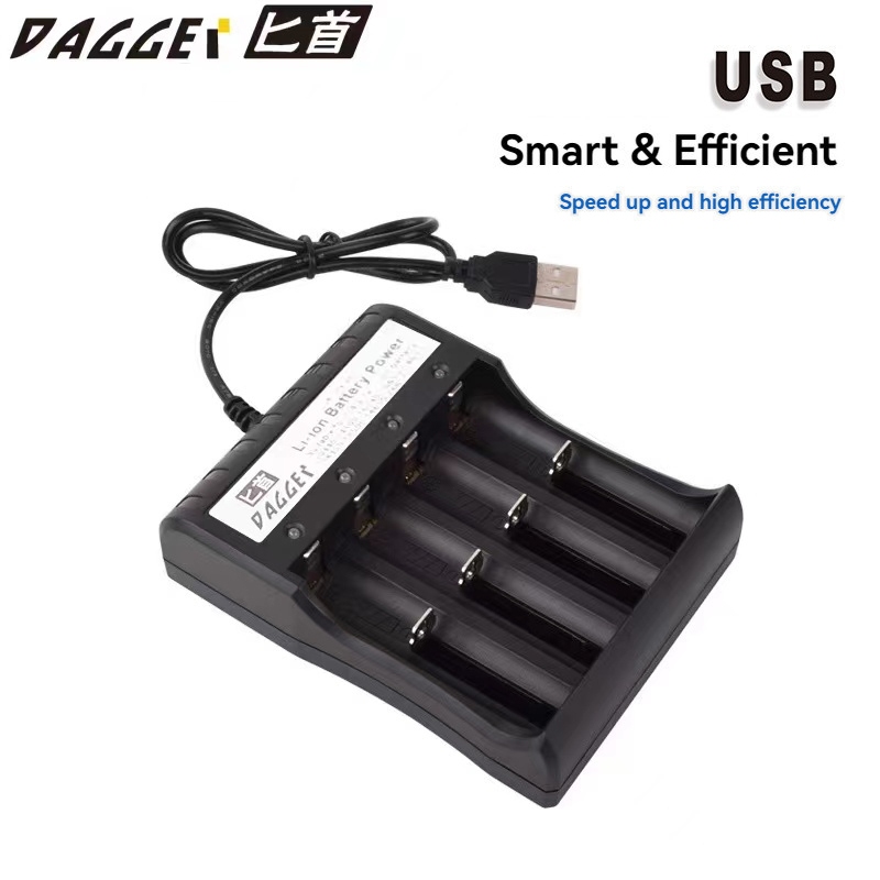 18650 USB Charger Li-ion Battery Charging Portable Universal Charger ...