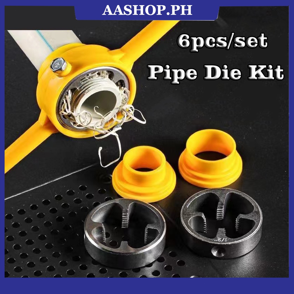 Pipe Threading Tool PVC Thread Maker Tool 1/2" 1" Pipe Threader ...