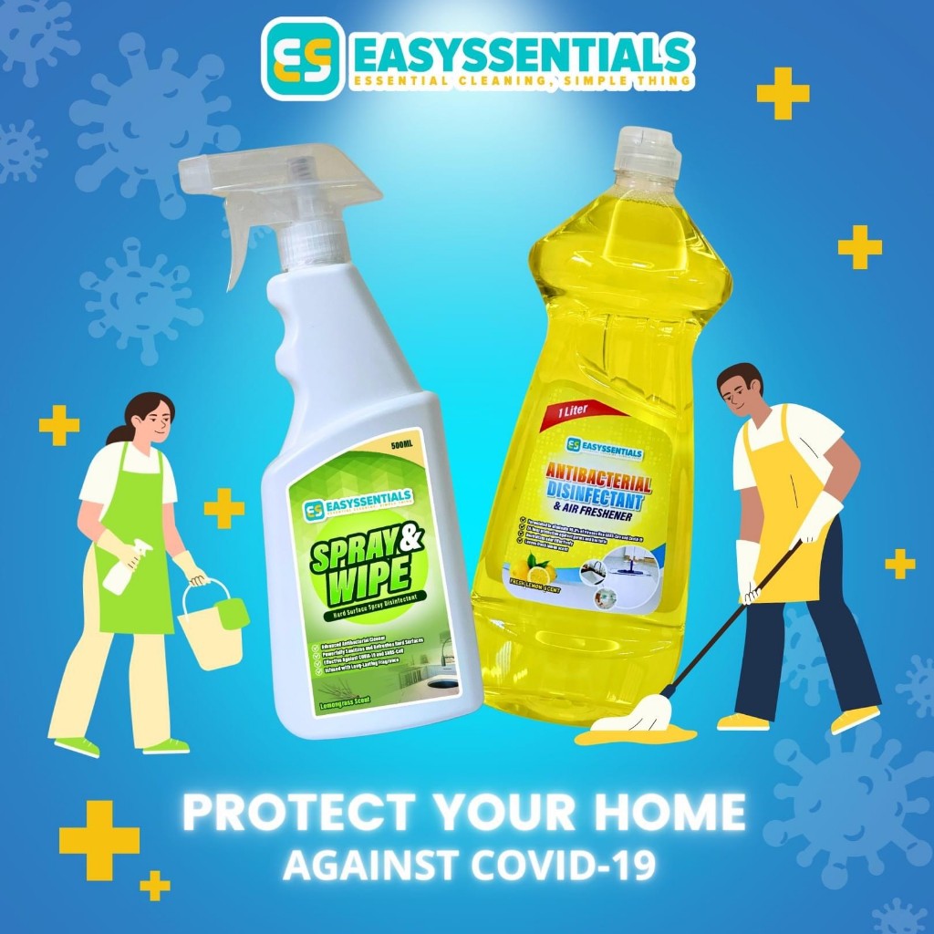 EASYSSENTIALS Home Care Antibacterial Disinfectant; Toilet Bowl & Urinal Cleaner; Dishwashing ...