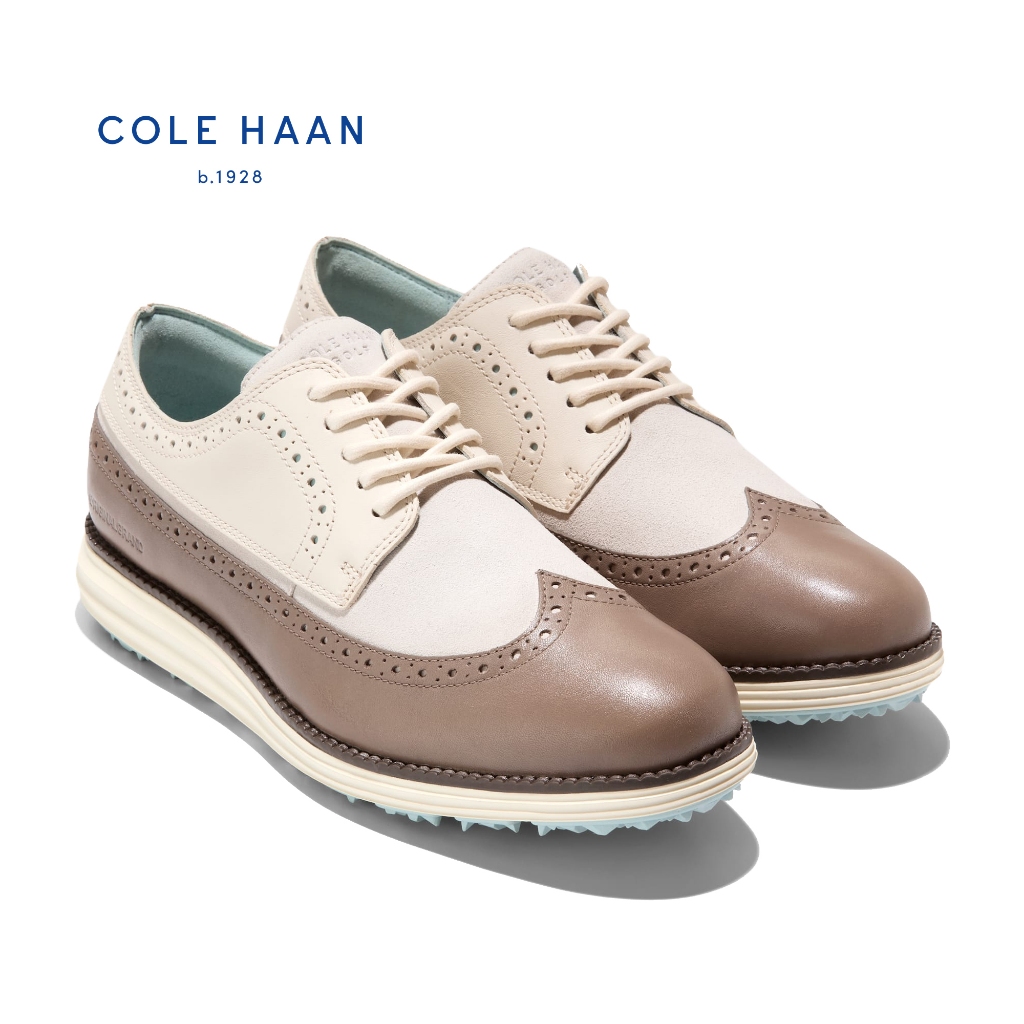 Cole Haan C39578 Men's ØriginalGrand Wingtip Oxford Golf Shoes | Shopee ...