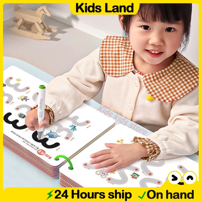 Tracing Book Writing Books For Kids Magic Tracing Workbook For Kids ...