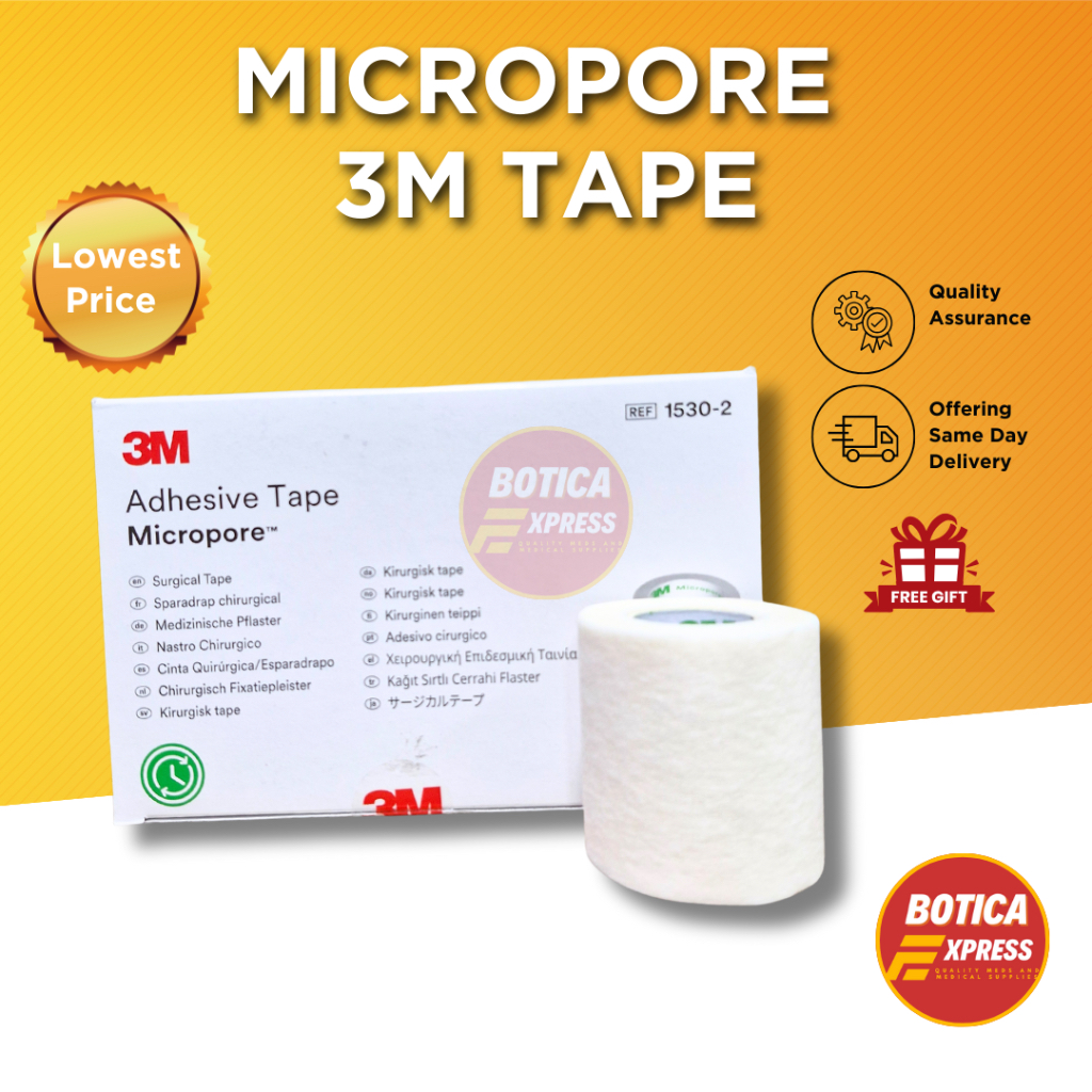 MICROPORE TAPE 3M - 2INCH - SOLD PER BOX | Shopee Philippines