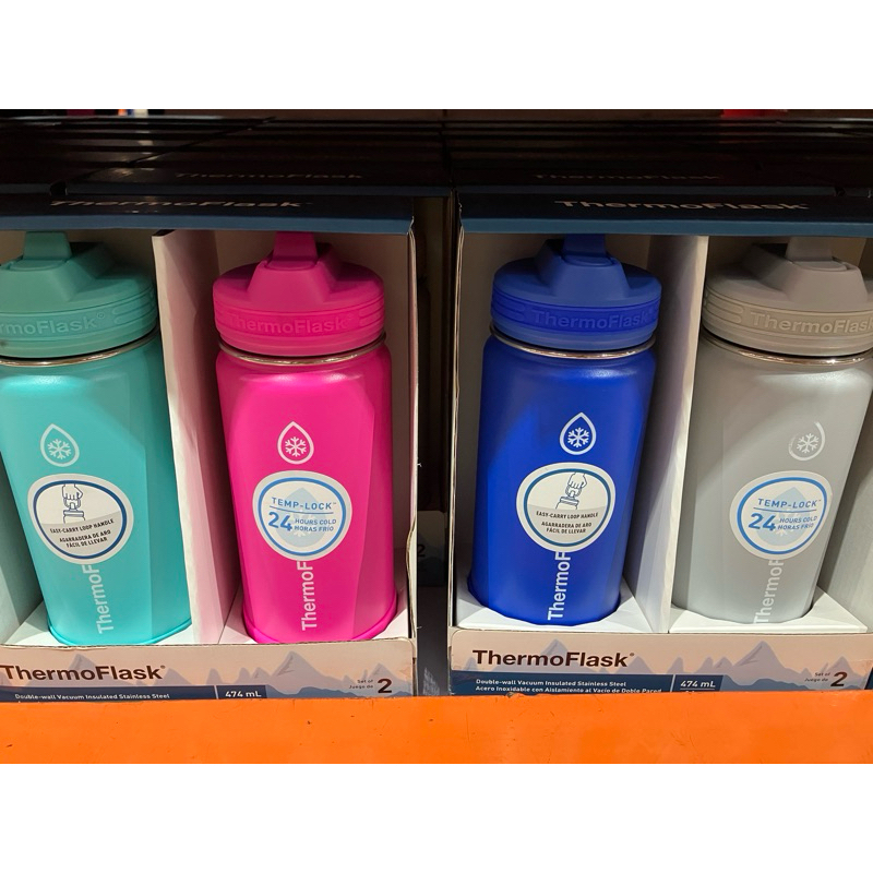 ThermoFlask Stainless Steel Kids Bottle-16oz /474ml | Shopee Philippines