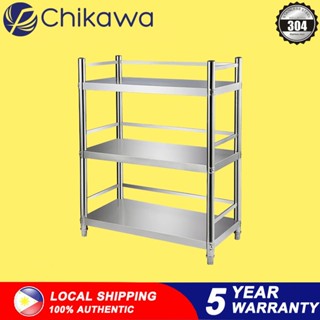stainless steel 3 layer kitchen rack, kitchen organizer storage rack ...