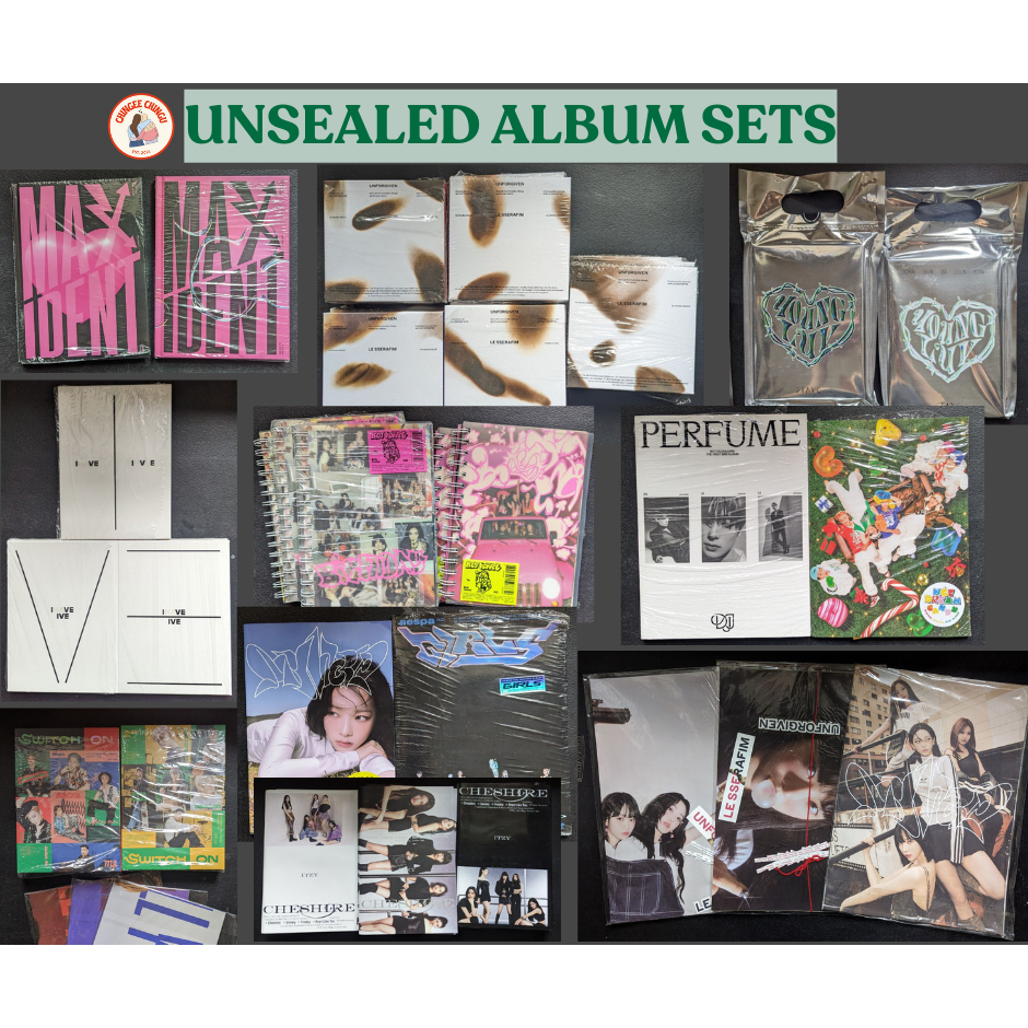 [CLEARANCE SALE] UNSEALED ALBUMS SET | nmixx stray kids ive red velvet ...