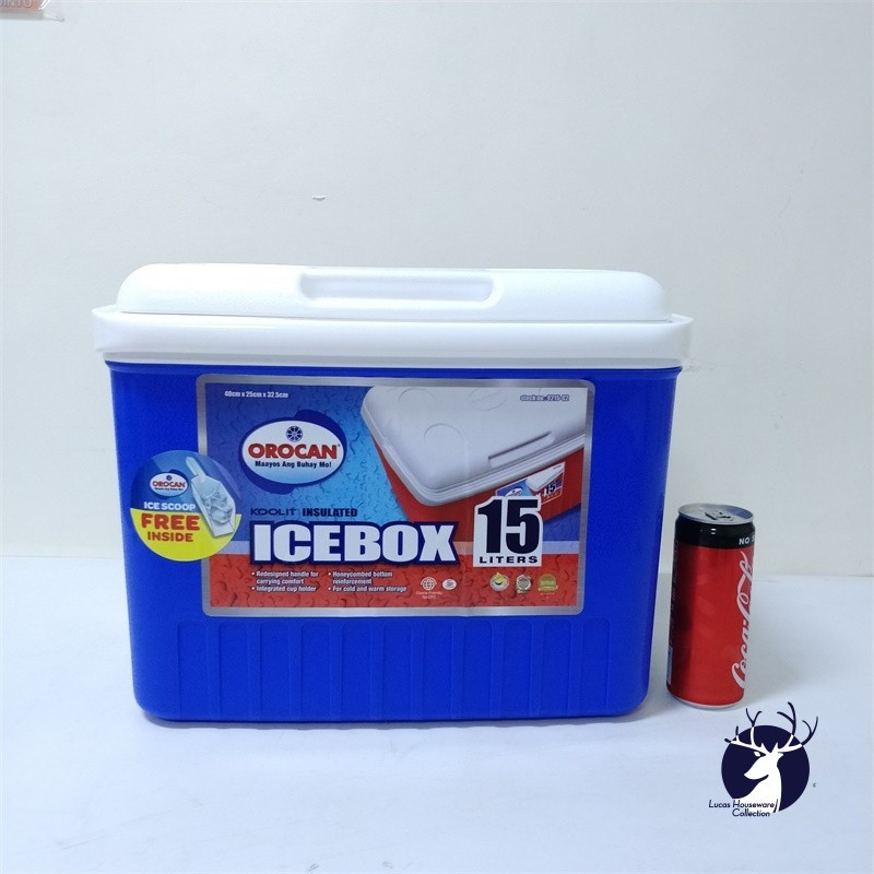 #OROCAN COOLER BOX THE NEW ICE BOX CHEST INSULATED COOLER BOX 15-LITERS ...