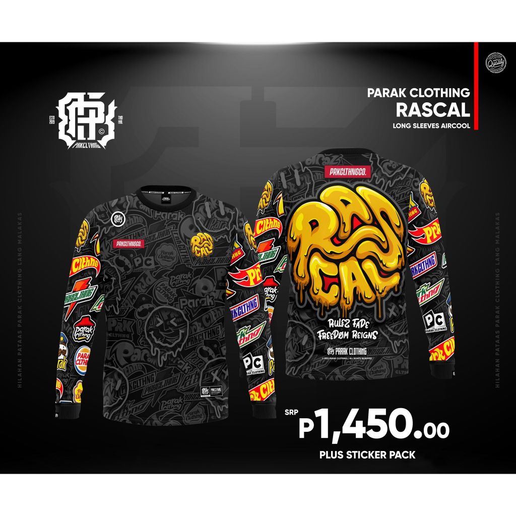 PARAK CLOTHING RASCAL LONG SLEEVES AIRCOOL RIDING JERSEY | Shopee ...