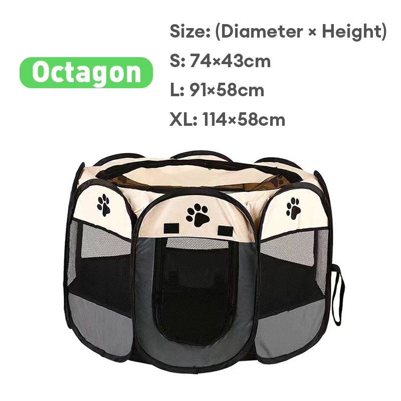 Portable Outdoor Cattery Fence Pet Tent Cat Tent Cat House Foldable ...