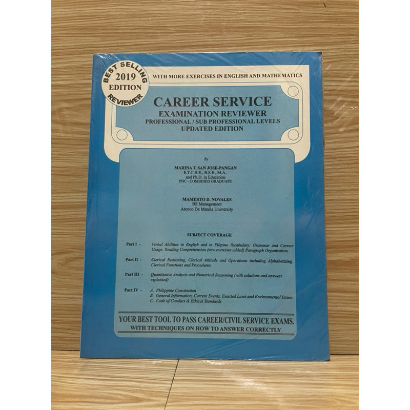 CAREER SERVICE EXAMINATION REVIEWER PROFESSIONAL/SUB PROFESSIONAL ...