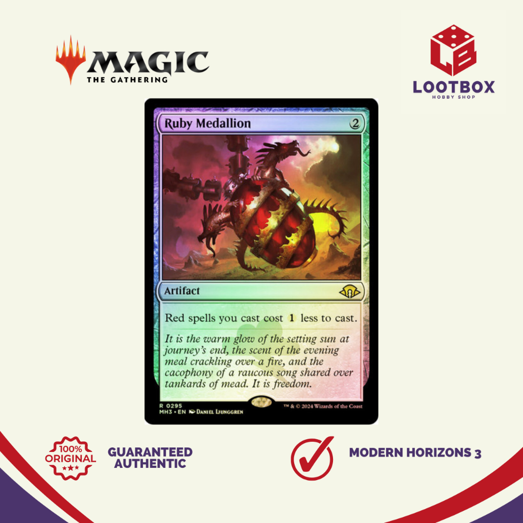 Magic the Gathering: Ruby Medallion (Rare) - Modern Horizons 3 | Shopee ...