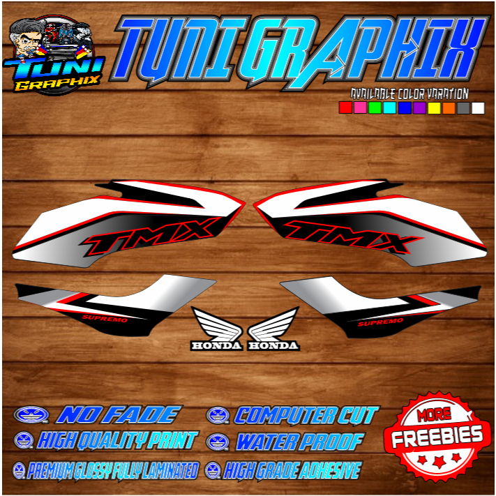 TMX Supremo Stock Decals with Freebies | Shopee Philippines