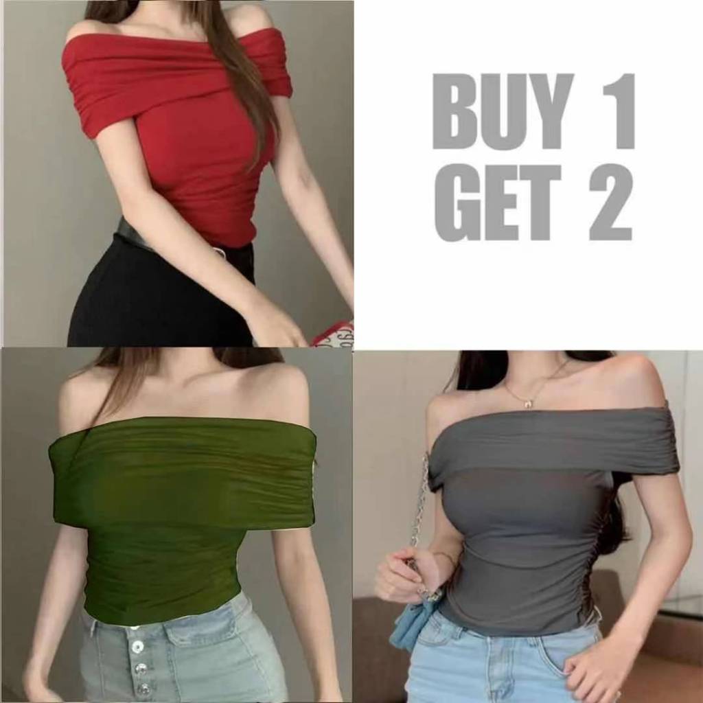 Buy 1 Take 2(total of 3pcs) & Buy 1 take 1 Off Shoulder Full Length ...