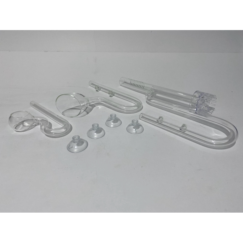 Pao Aquatics Lily pipes glass pipe inflow with skimmer outflow 13mm ...