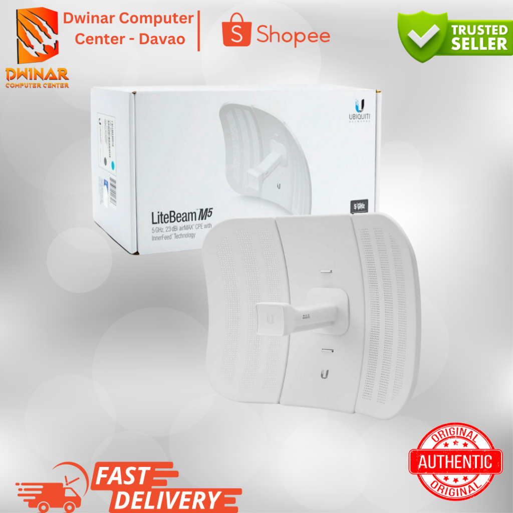 Ubiquiti Litebeam M5-23, 5 GHz, 23 dBi, airMAX CPE (LBE-M5-2 | Shopee Philippines