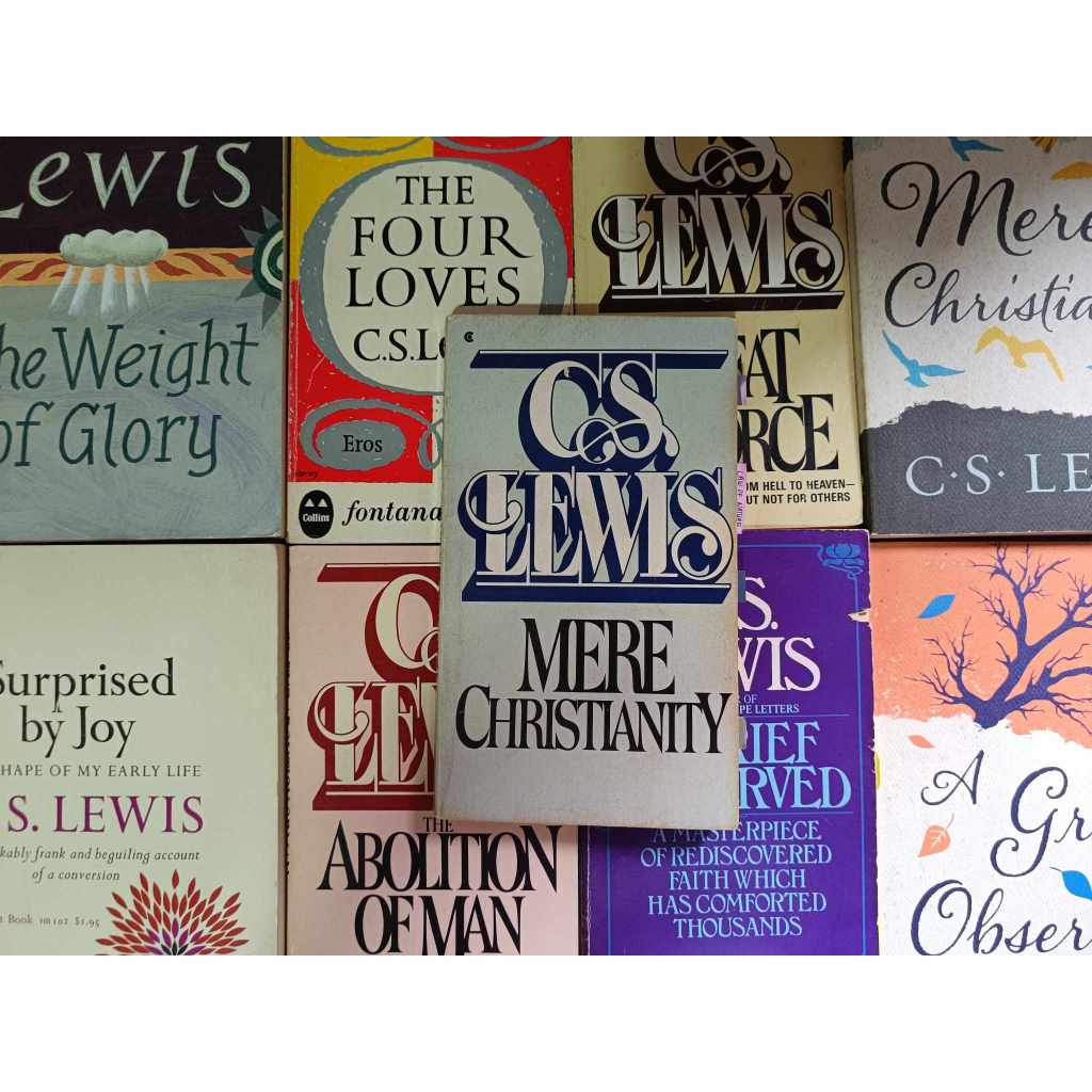 C.S. Lewis Books - Mere Christianity, Four Loves, Surprised by Joy ...