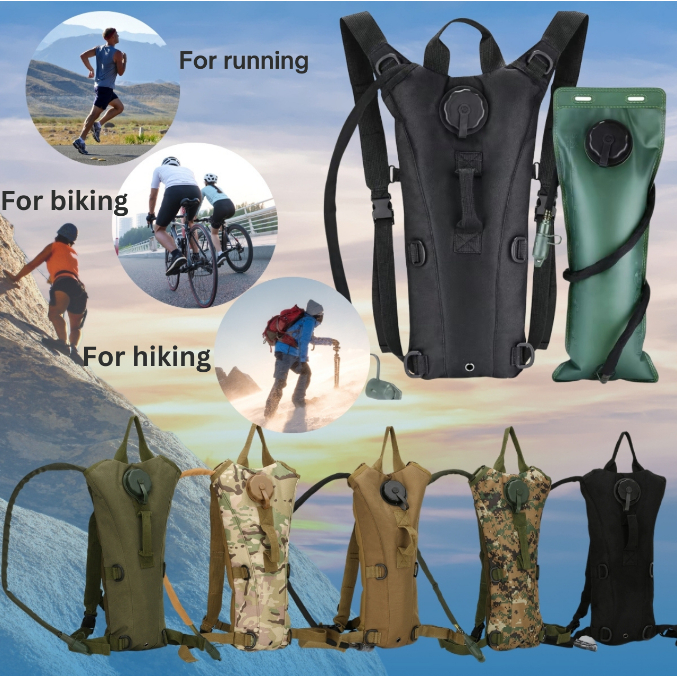 3L Water Hydration Bag Multi-Functional Portable Sports Outdoor Hiking ...