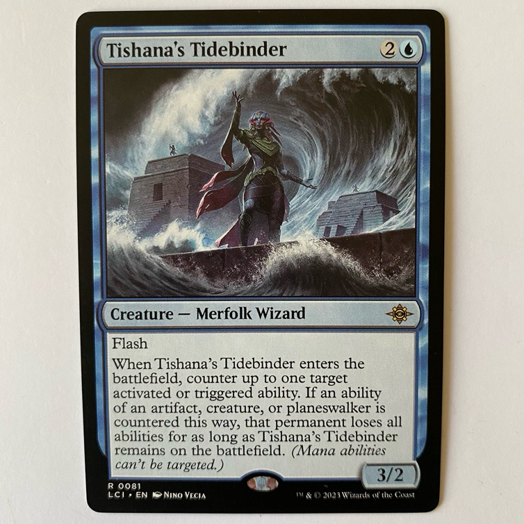 MTG Proxy Playtest Card - Tishana's Tidebinder (LCI) | Shopee Philippines