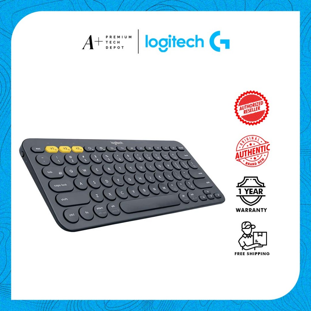 Logitech K380 Muti-Device Bluetooth Keyboard - Grey | Shopee Philippines
