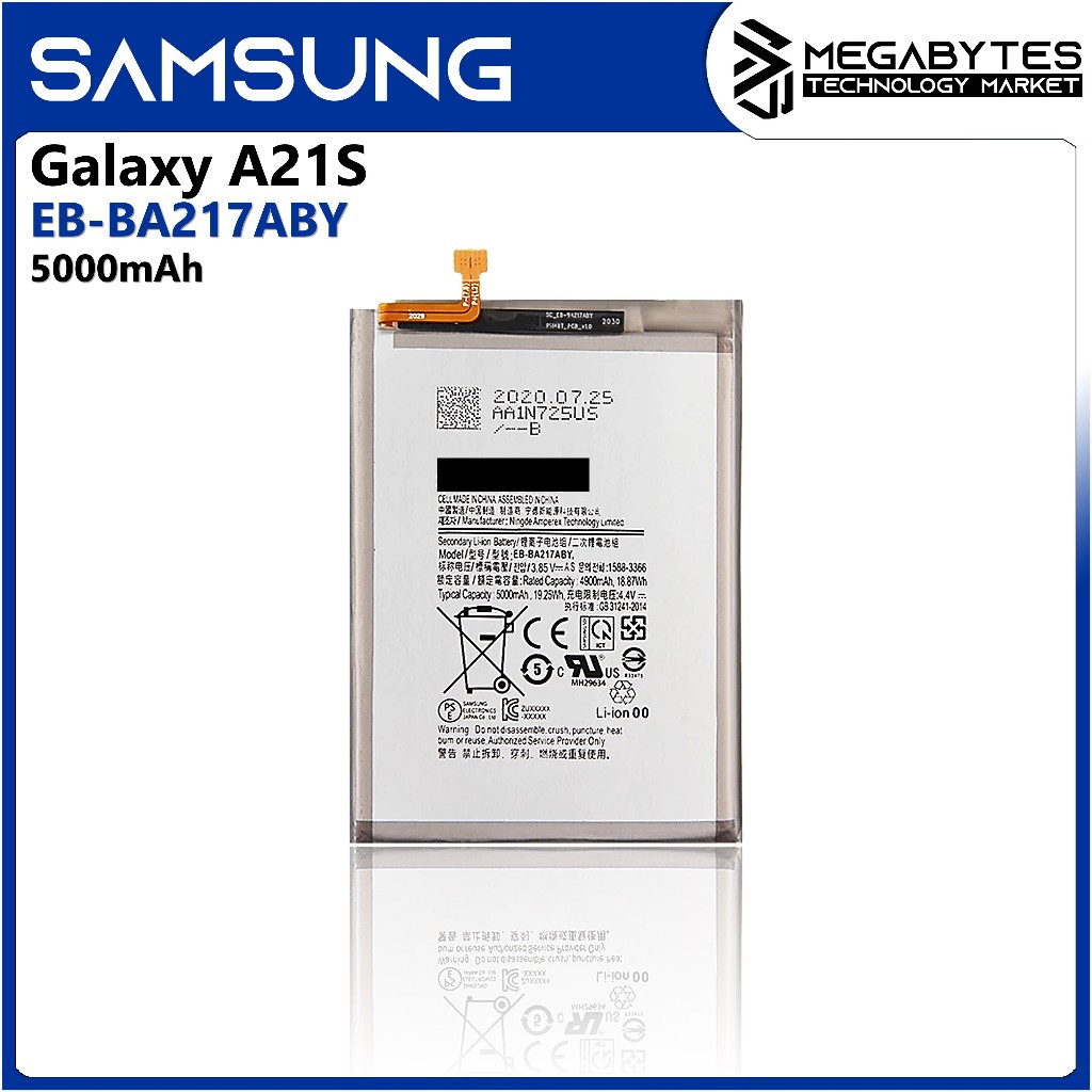 Original Battery of Samsung Galaxy A21s | A217F A217F/DS A217F/DSN ...