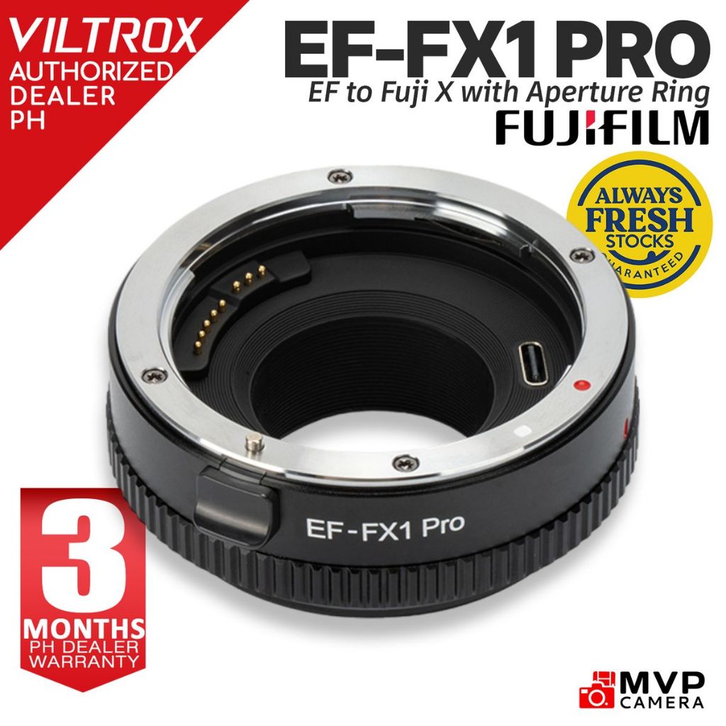 VILTROX EF-FX1 PRO AF Autofocus Adapter Aperture Ring Canon EF EFS Lens ...