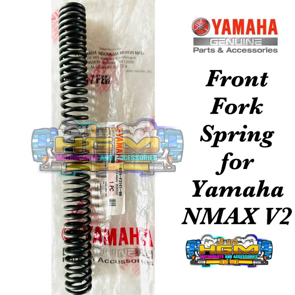 FRONT FORK SPRING FOR YAMAHA NMAX V1 & V2 (1 PIECE ONLY) | GENUINE ...