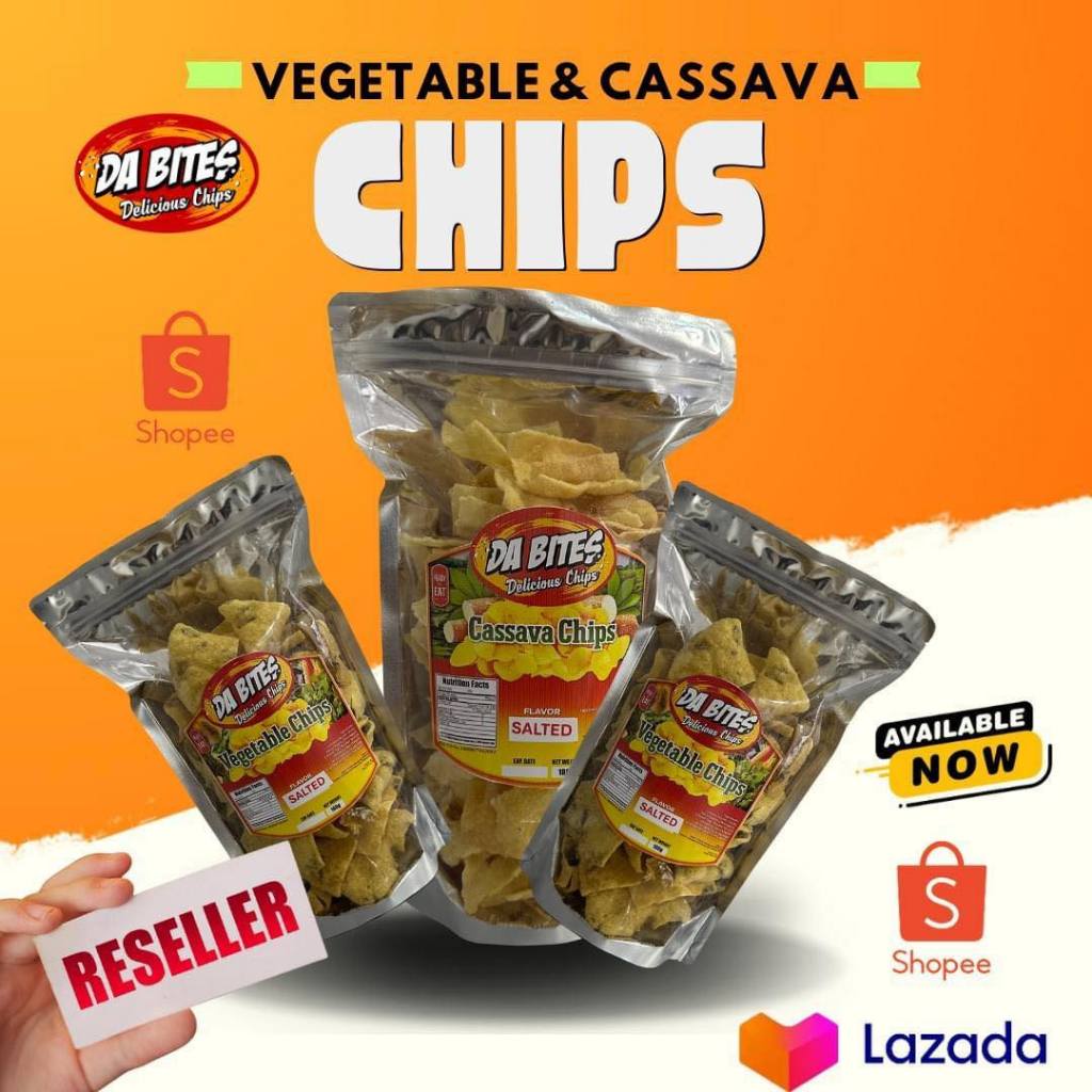 Da Bites Cassava chips Mindanao local farmer of Cassava to make Cassava ...