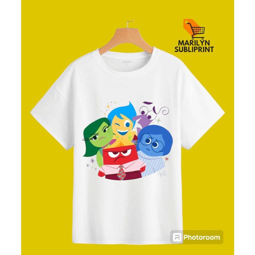 Inside Out (II) Shirts for Kids and Adults (Sublimation Print) | Shopee ...