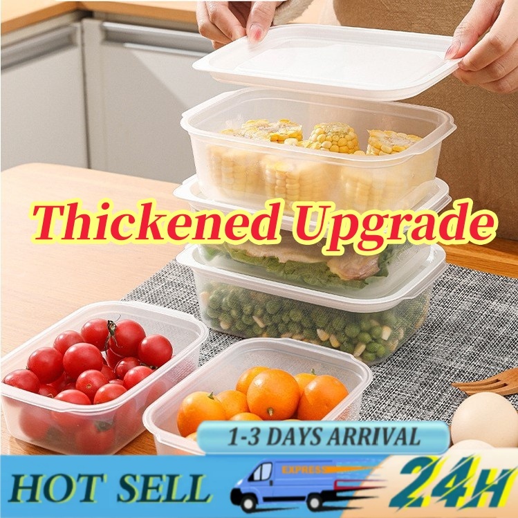 Plastic Refrigerator Freezer Fresh Food Fresh keeping Container Food ...