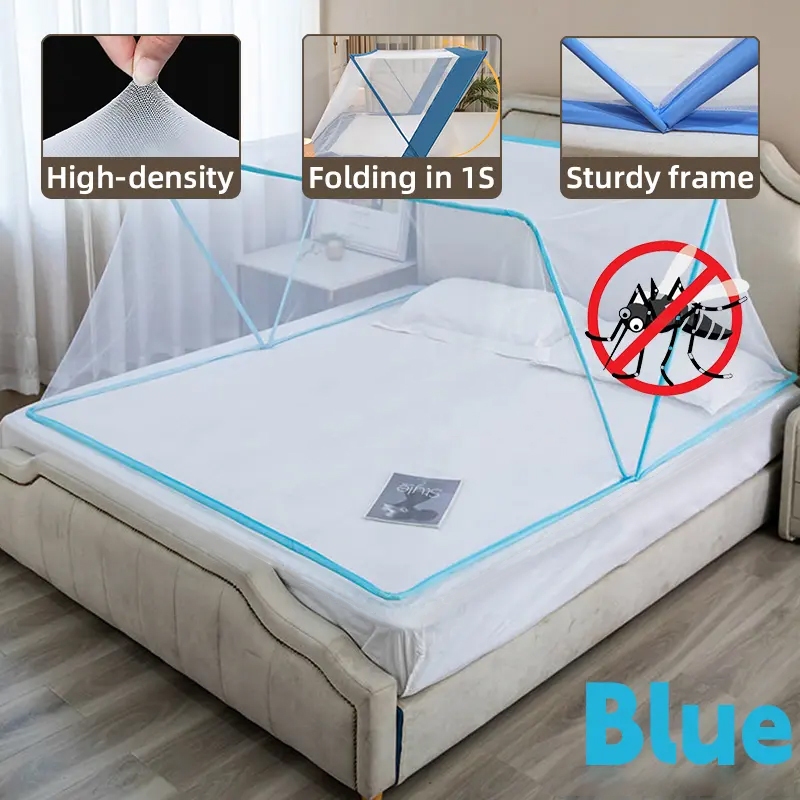 Foldable Mosquito Net 1.8King/1.5Queen Bed Size Mosquito Nets Mosquito ...