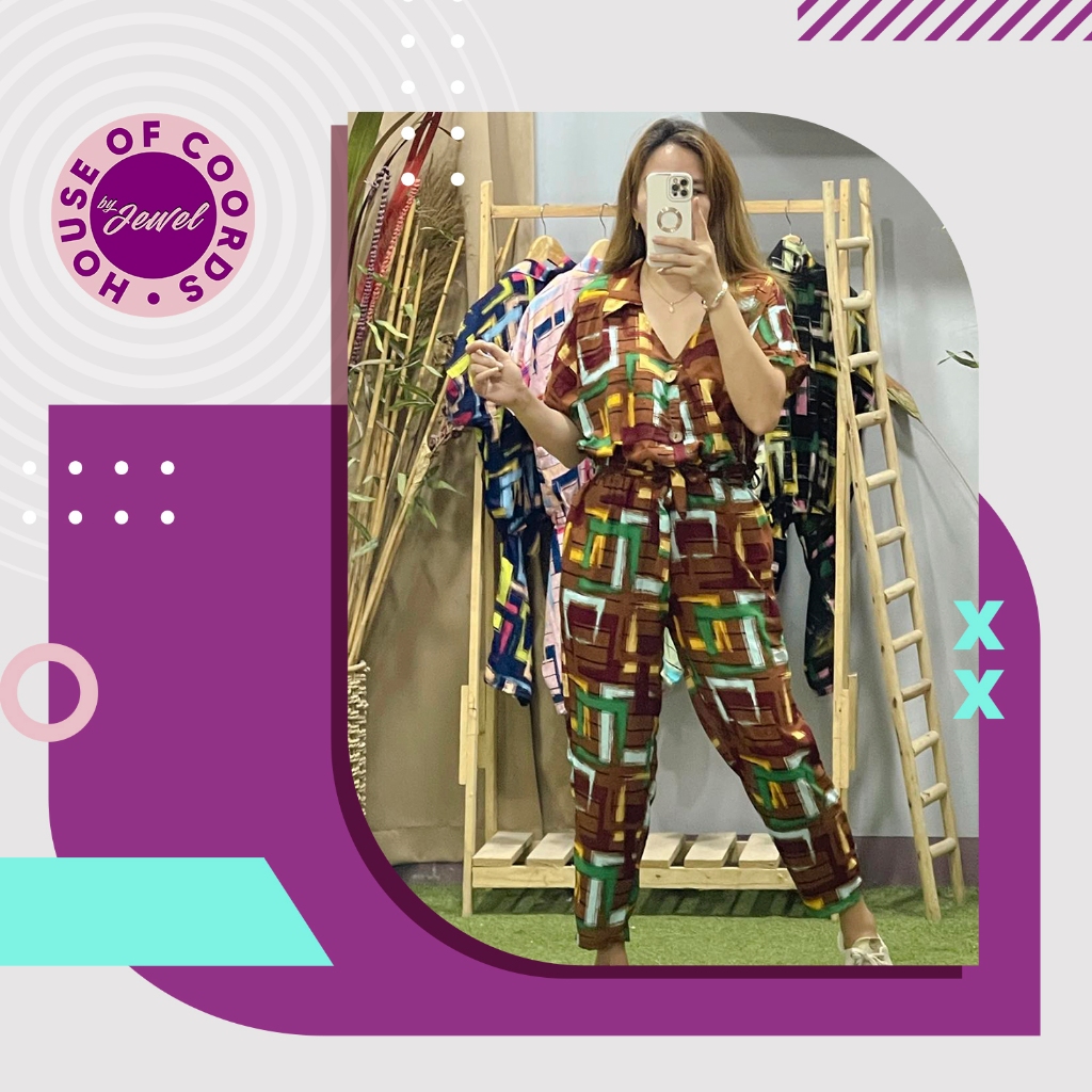 House Of Coords by Jewel ~ LUCY PRINTED COORDS | Shopee Philippines