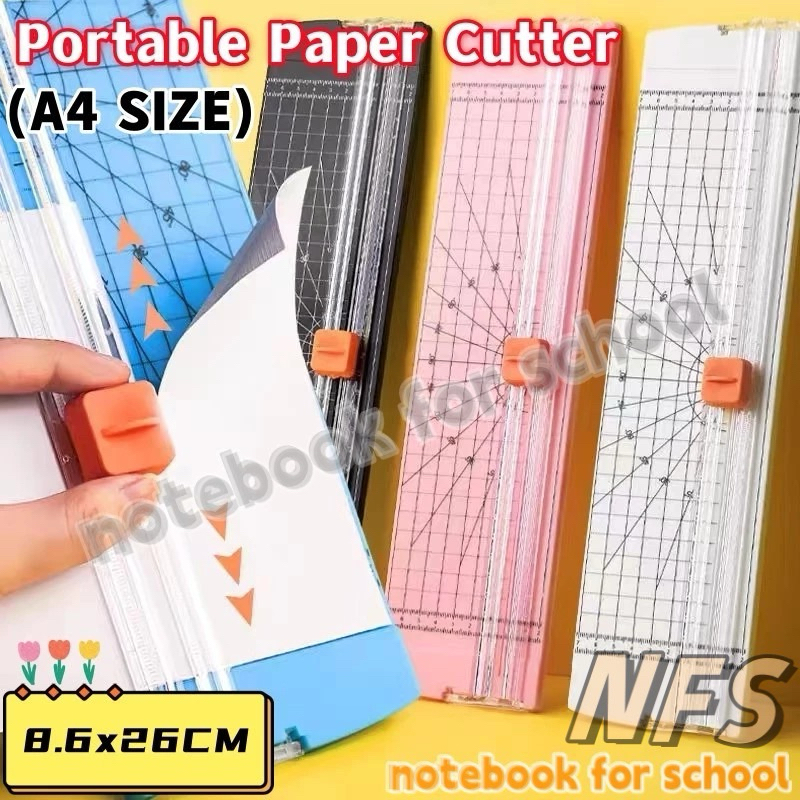 Portable Paper Cutter A4 Trimmer Paper Cutter WIth 5 Free Blades ...